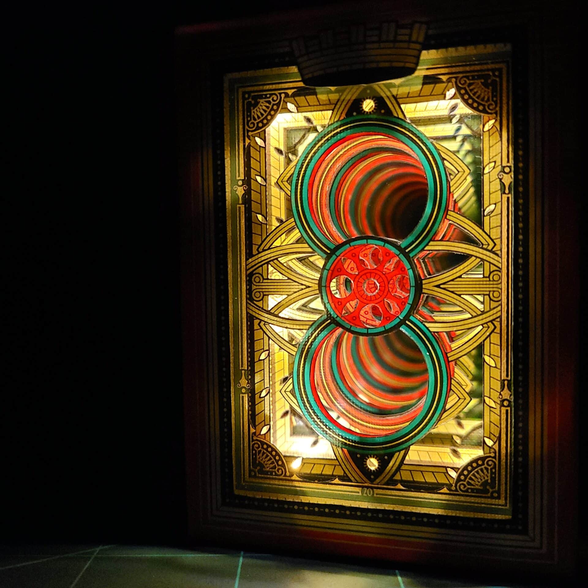"Basilica" TWI Italia infinity cut playing cards with LEDs by 3Decks ...