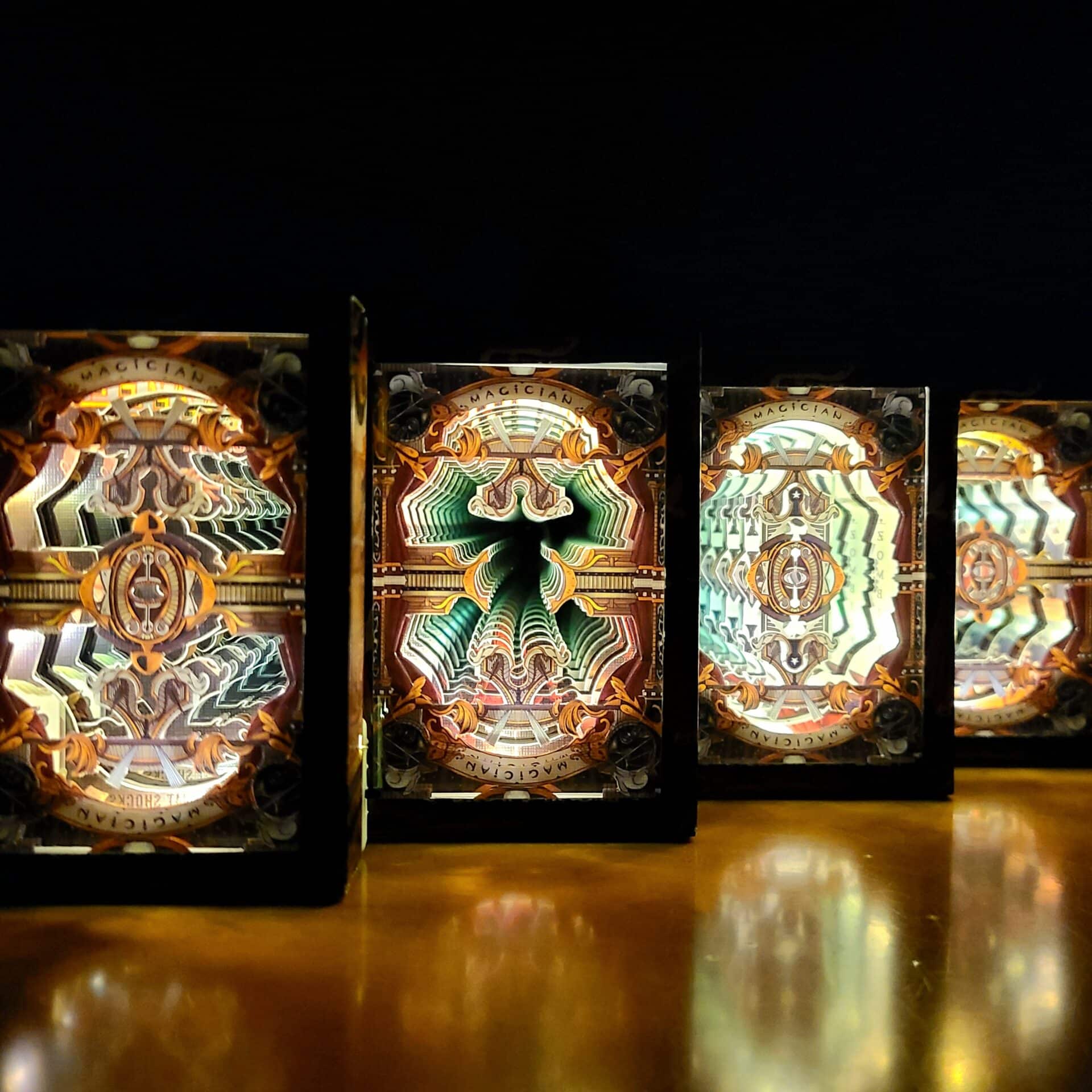 Pure Magic Infinity Cut w/ LEDs Playing Cards by 3Decks Designs | X ...