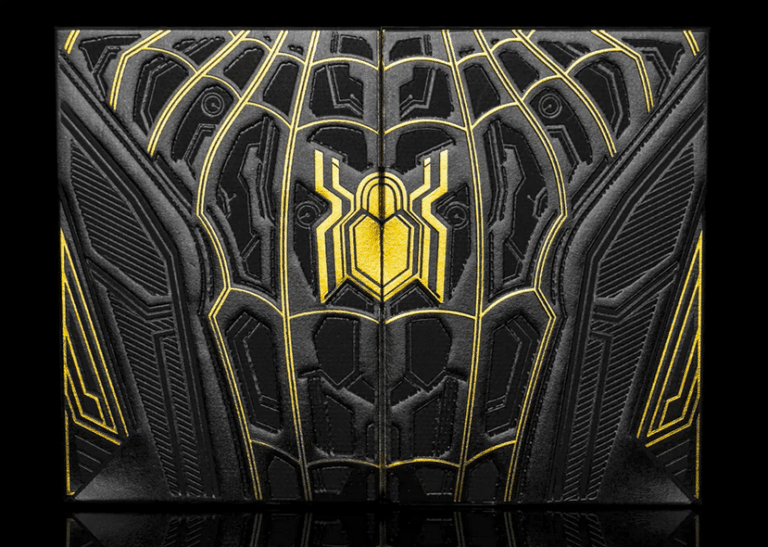 Spider-Man: Black & Gold (Paper) Playing Cards by Card Mafia | X-Decks ...