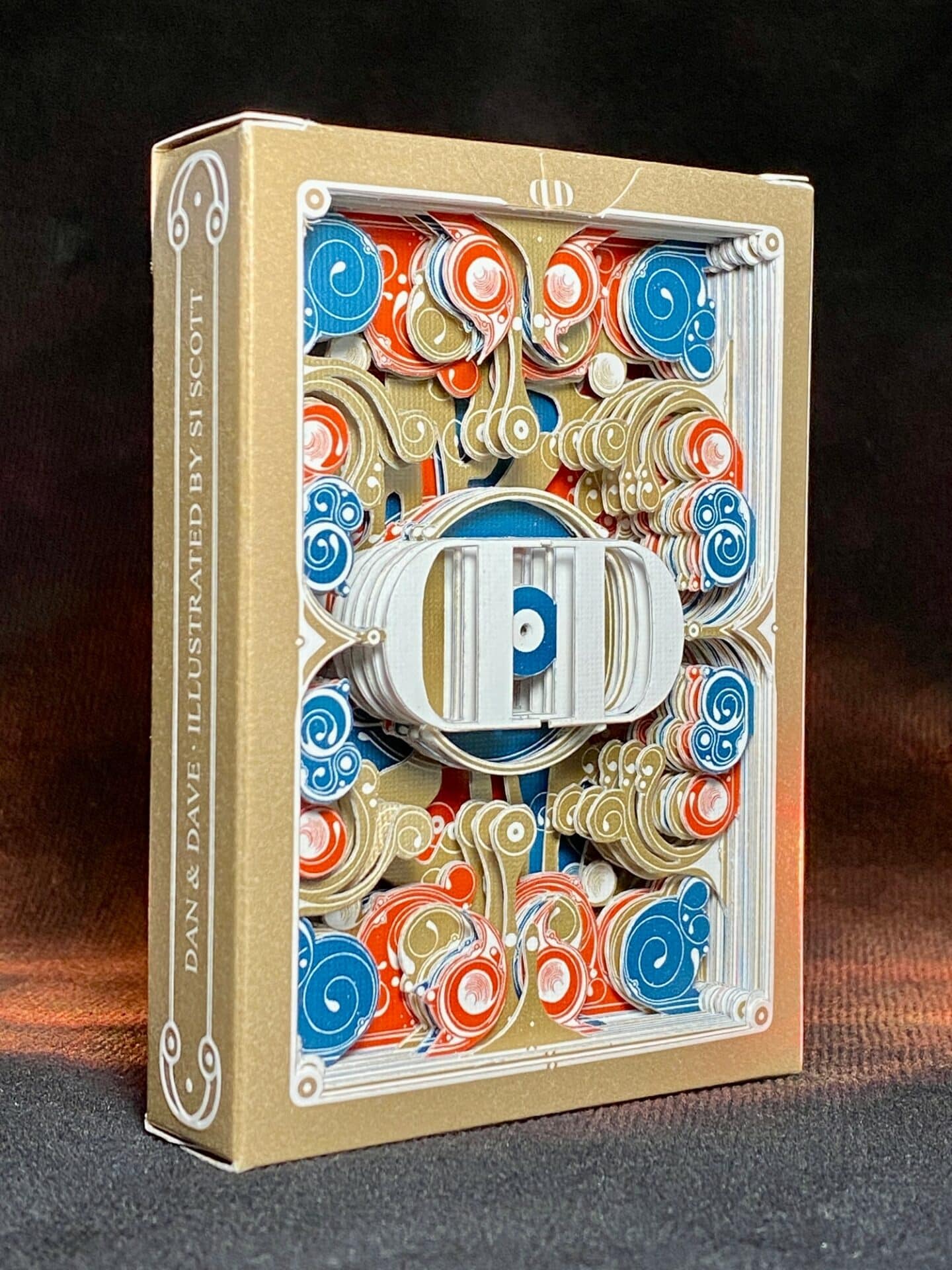 Dan & Dave Smoke & Mirrors V8 - Gold Logo carved playing cards by ...