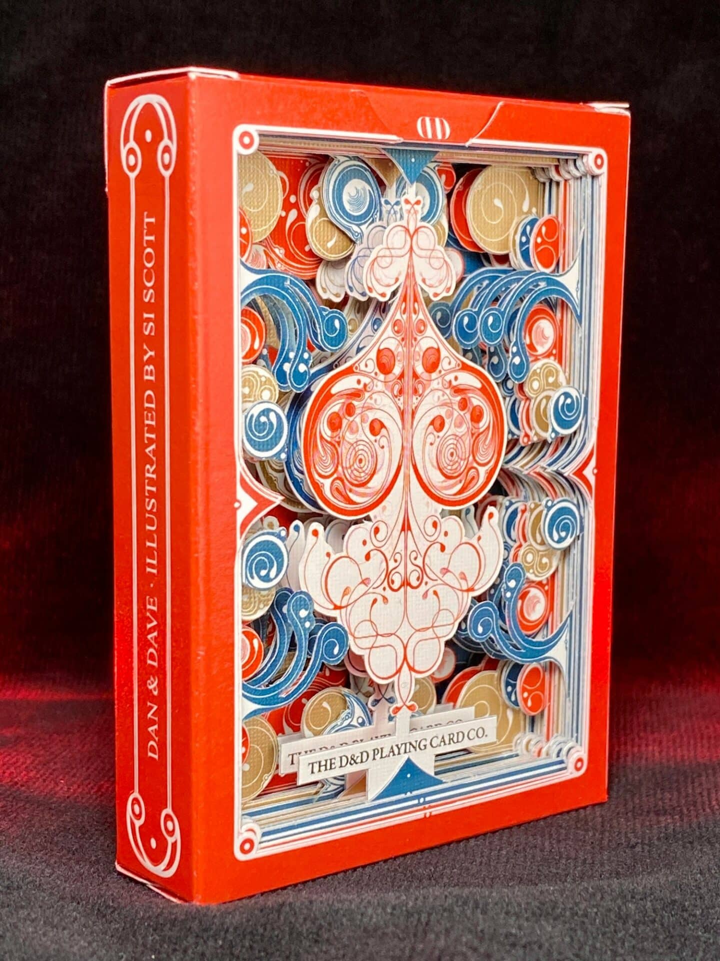 D&D Smoke & Mirrors V8 - Red Ace carved playing cards by Victor de Urda ...