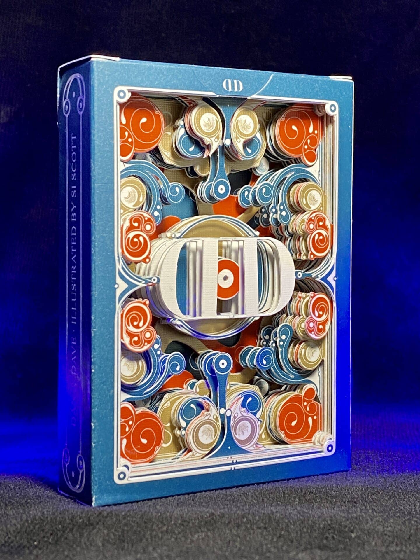 Dan & Dave Smoke & Mirrors V8 - Blue Logo carved playing cards by ...