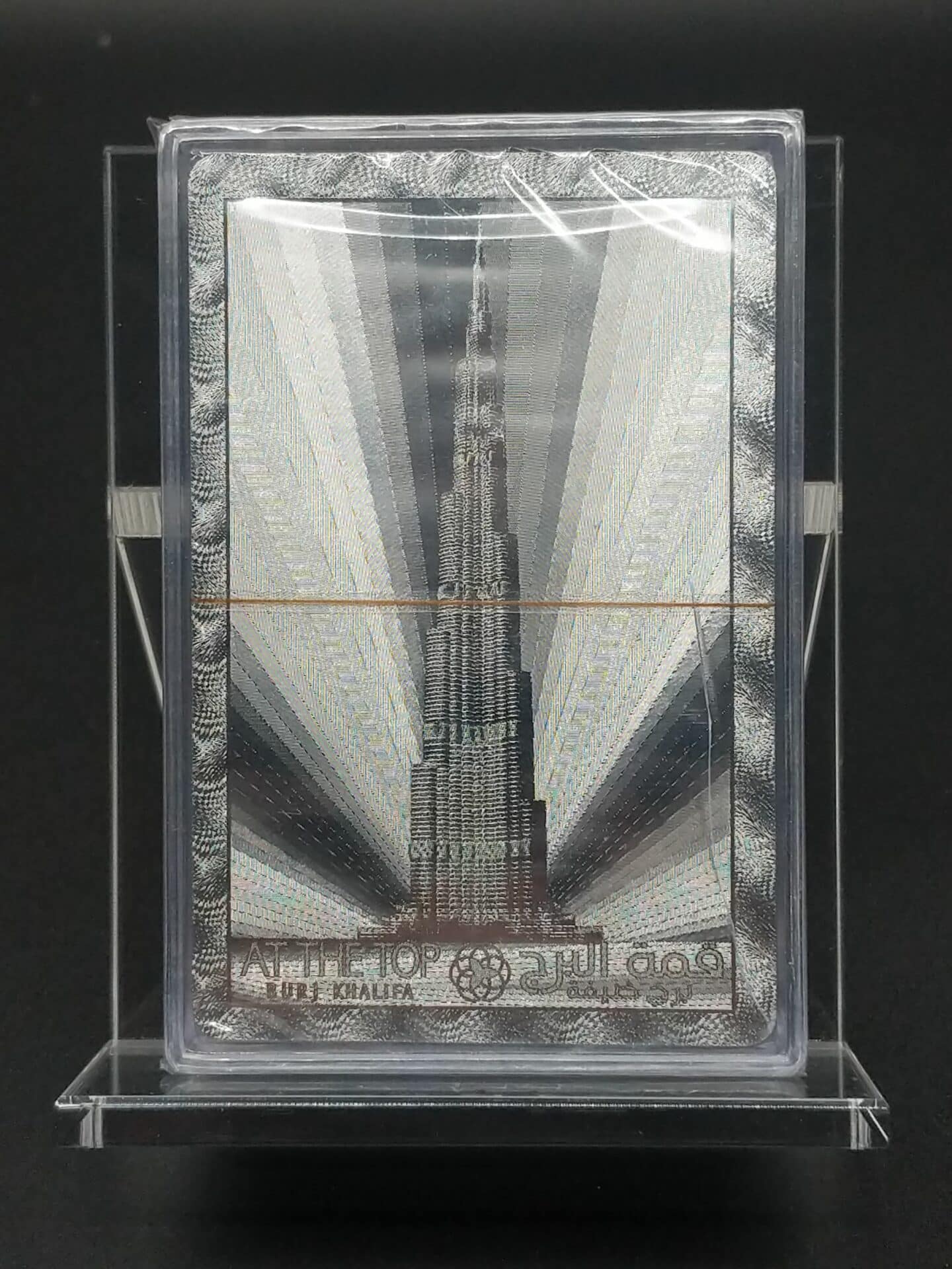 Burj Khalifa, Dubai United Arab Emirates (UAE) Silver Playing Cards | X ...