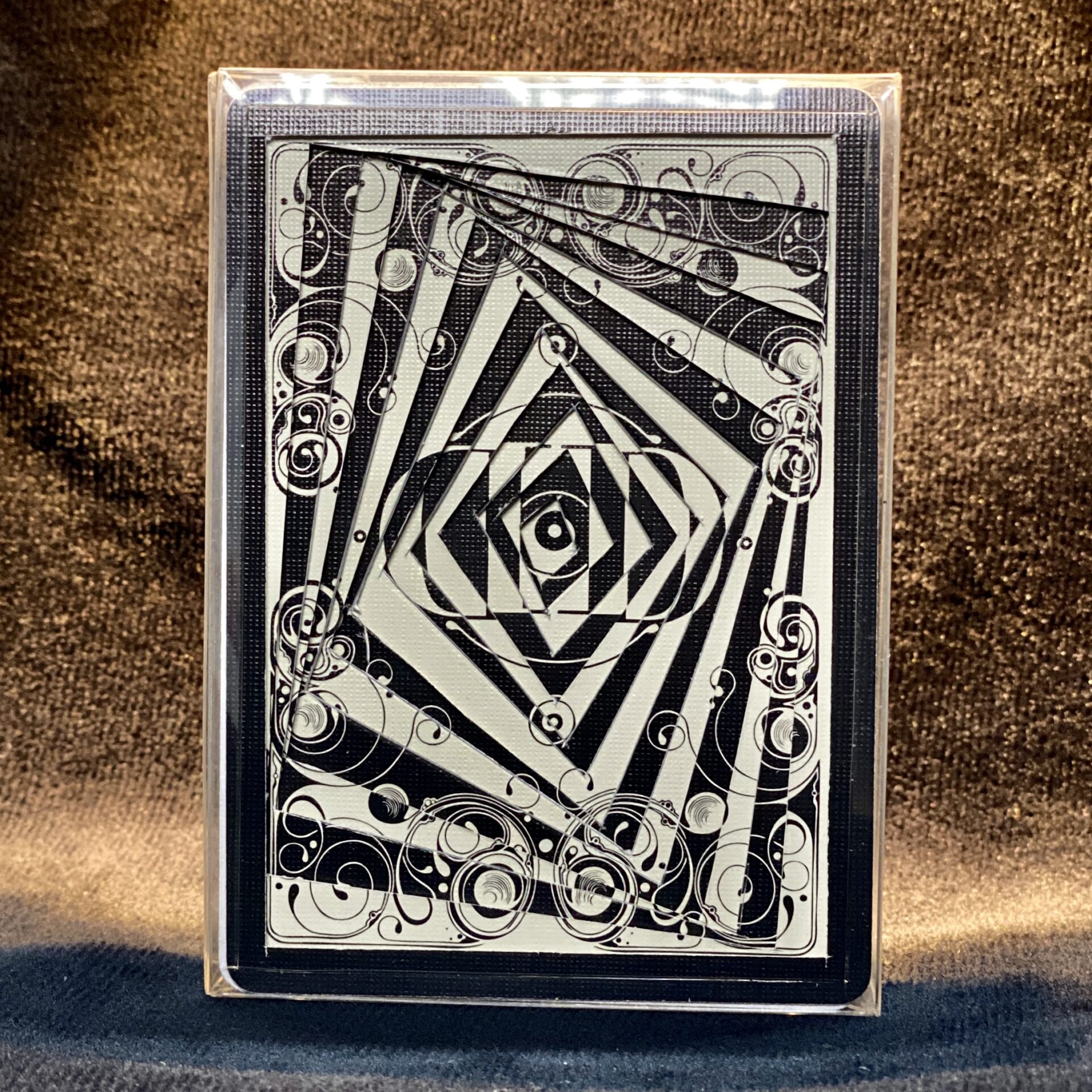Dan & Dave Smoke & Mirrors Square carved playing cards by Victor de ...