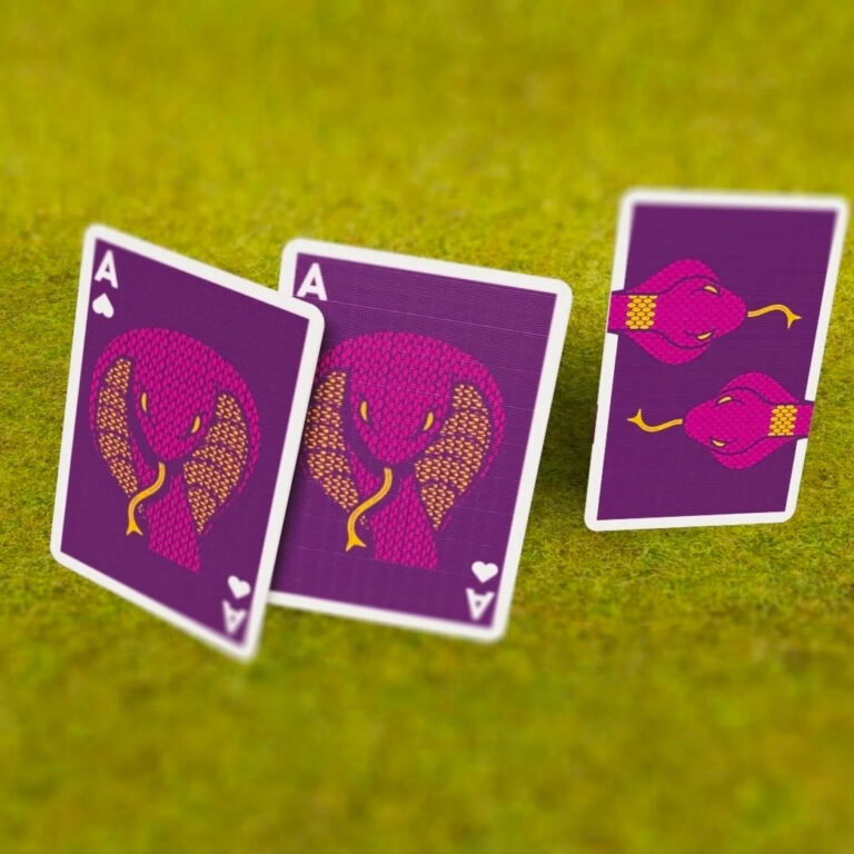 The Serpent - Purple (Misprint) Playing Cards by Deckidea | X-Decks ...