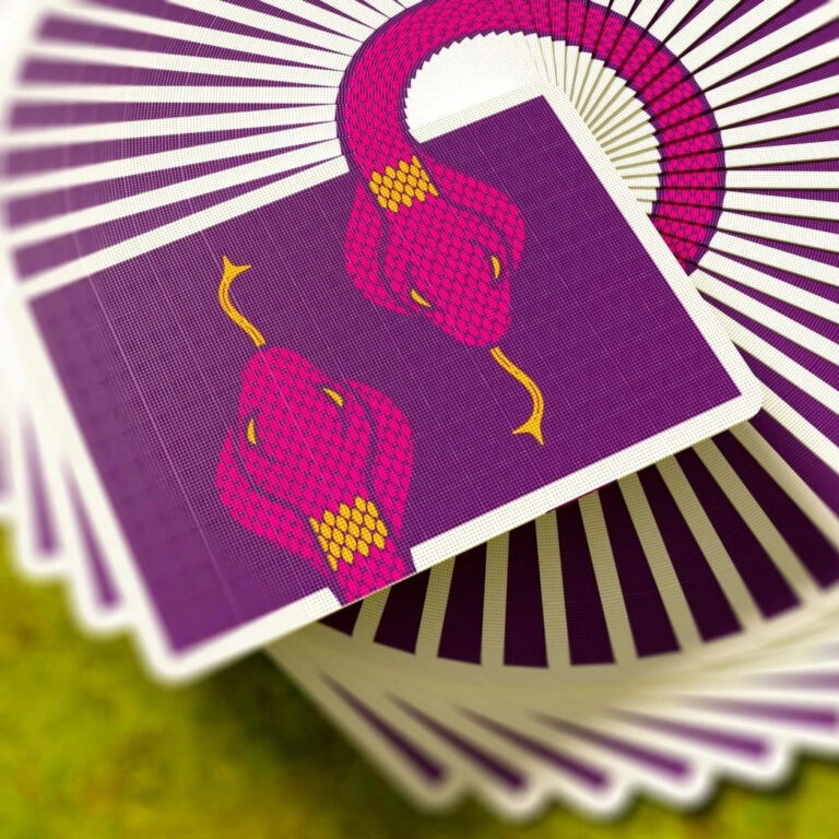 The Serpent - Purple (Misprint) Playing Cards by Deckidea | X-Decks ...
