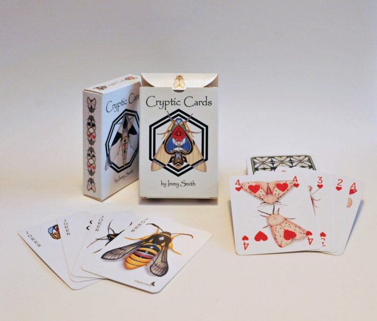 The Cryptic Cards Playing Cards Art of Cryptic Moths by Immy Smith | X ...