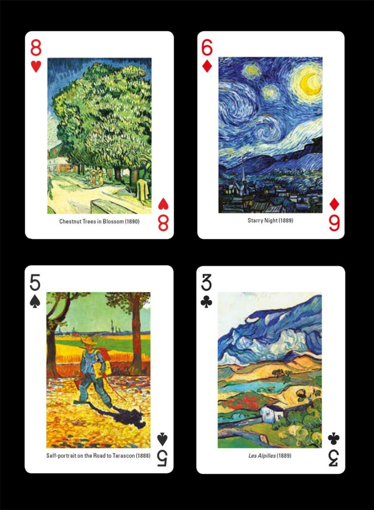 Vincent Van Gogh Art Print Playing Cards by Piatnik | X-Decks Playing Cards