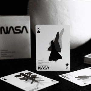 Silver Foil NASA Worm Playing Cards by Fulton | X-Decks Playing Cards