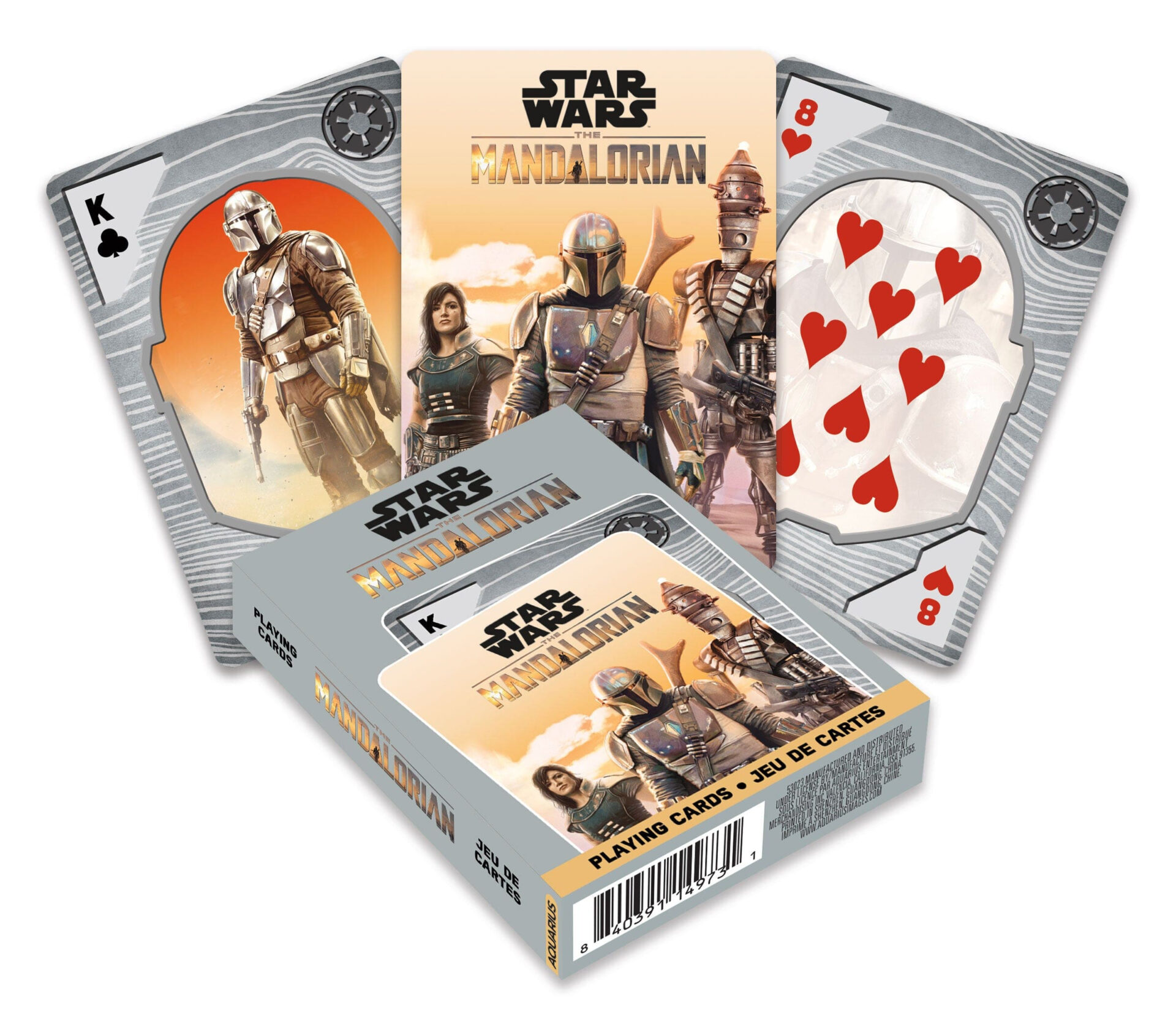 Star Wars Mandalorian Playing Cards by AQUARIUS | X-Decks Playing Cards
