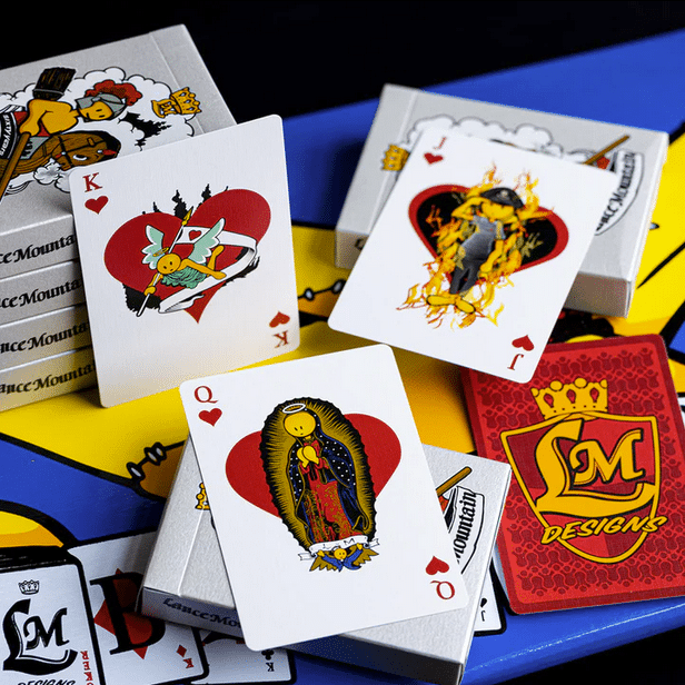 LANCE MOUNTAIN SILVER ANNIVERSARY DOUGHBOY PLAYING CARDS by Fulton | X-Decks Playing Cards