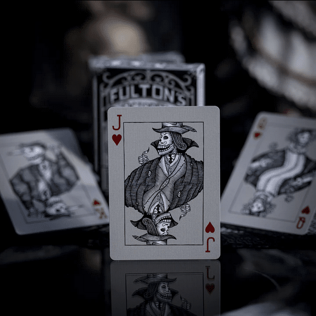 FULTONS OCTOBER TOMBSTONE GREY PLAYING CARDS by Fulton | X-Decks Playing Cards