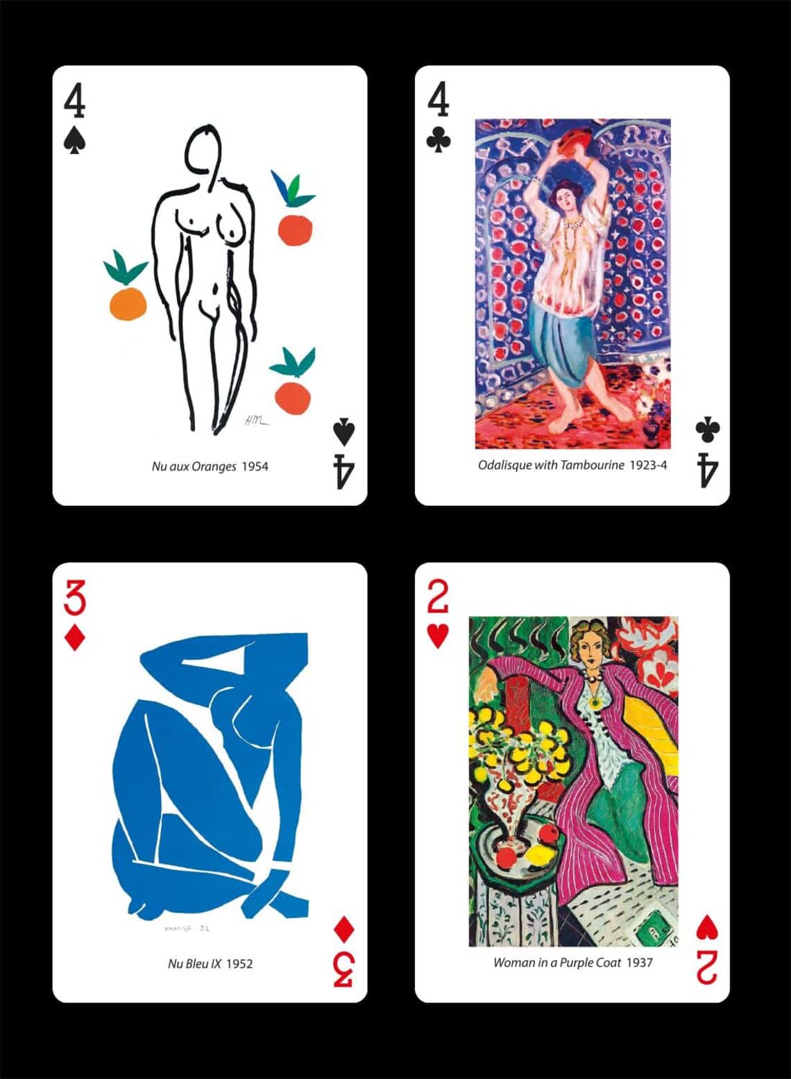 Matisse Modern Art Playing Cards by Piatnik | X-Decks Playing Cards