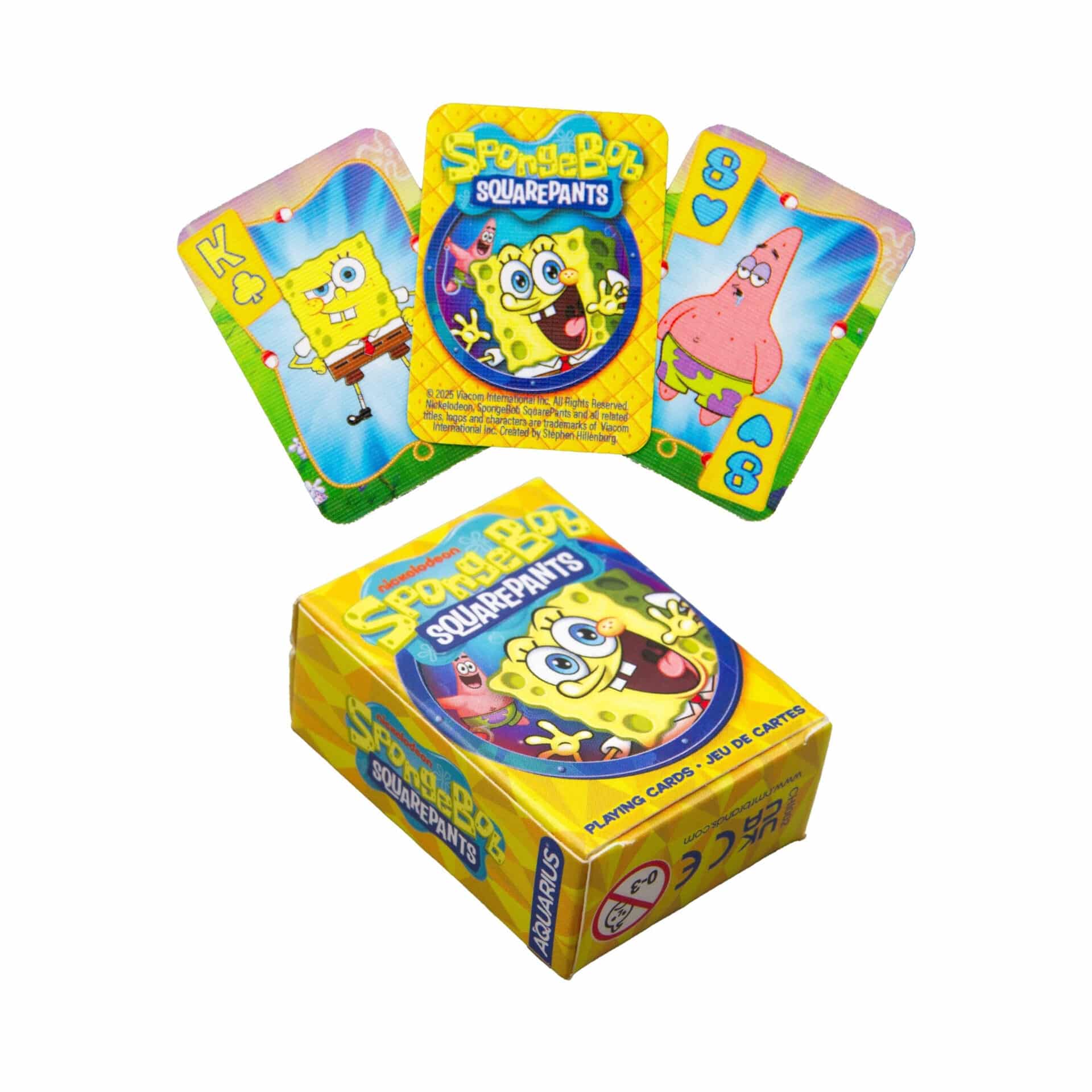 SpongeBob Chiisai Mini Playing Cards by Aquarius | X-Decks Playing Cards