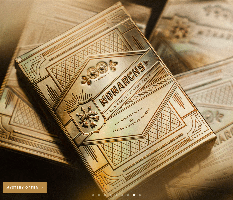 Monarch Prestige Edition Playing Cards by Theory11 | X-Decks Playing Cards