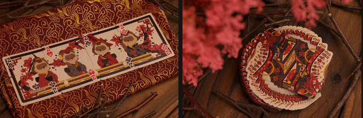 Tanuki Yukaku Playing Cards | Hanafuda Edition by Room One | X-Decks ...