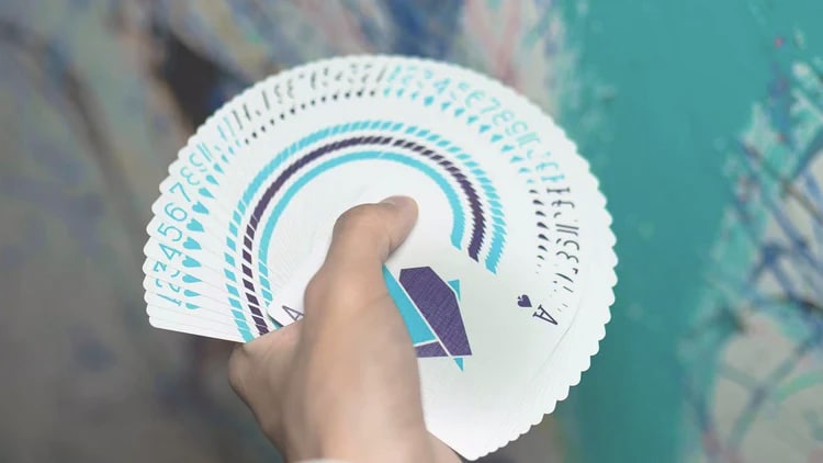 Flexible Blue Gradient Playing Cards by TCC | X-Decks Playing Cards