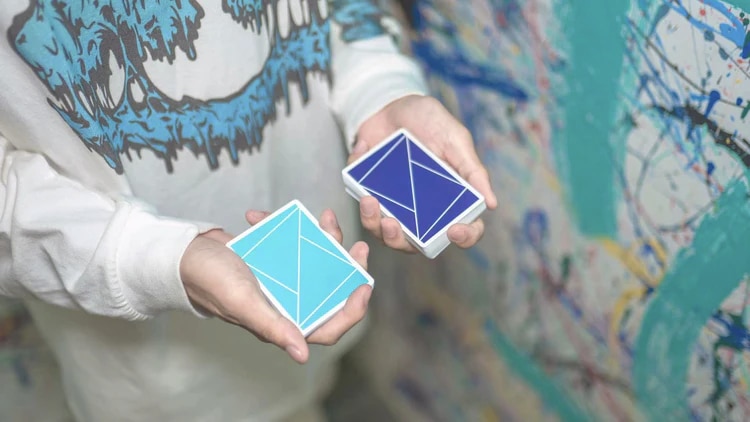 Flexible Blue Gradient Playing Cards by TCC | X-Decks Playing Cards