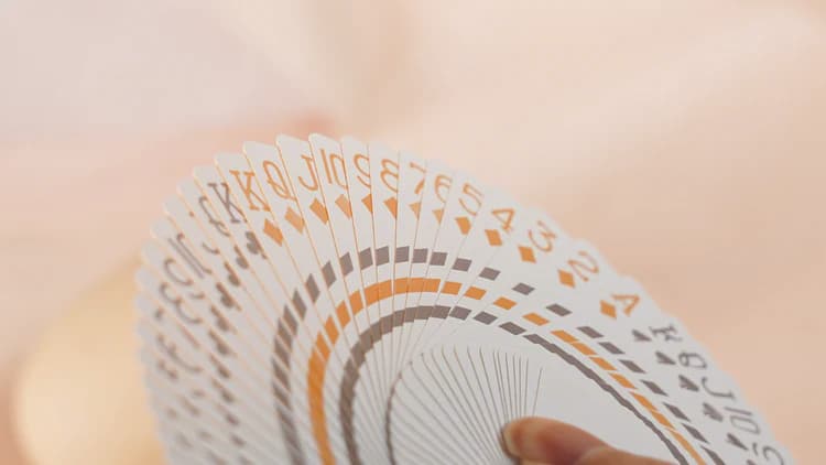 Flexible Peach Fuzz Playing Cards by TCC | X-Decks Playing Cards
