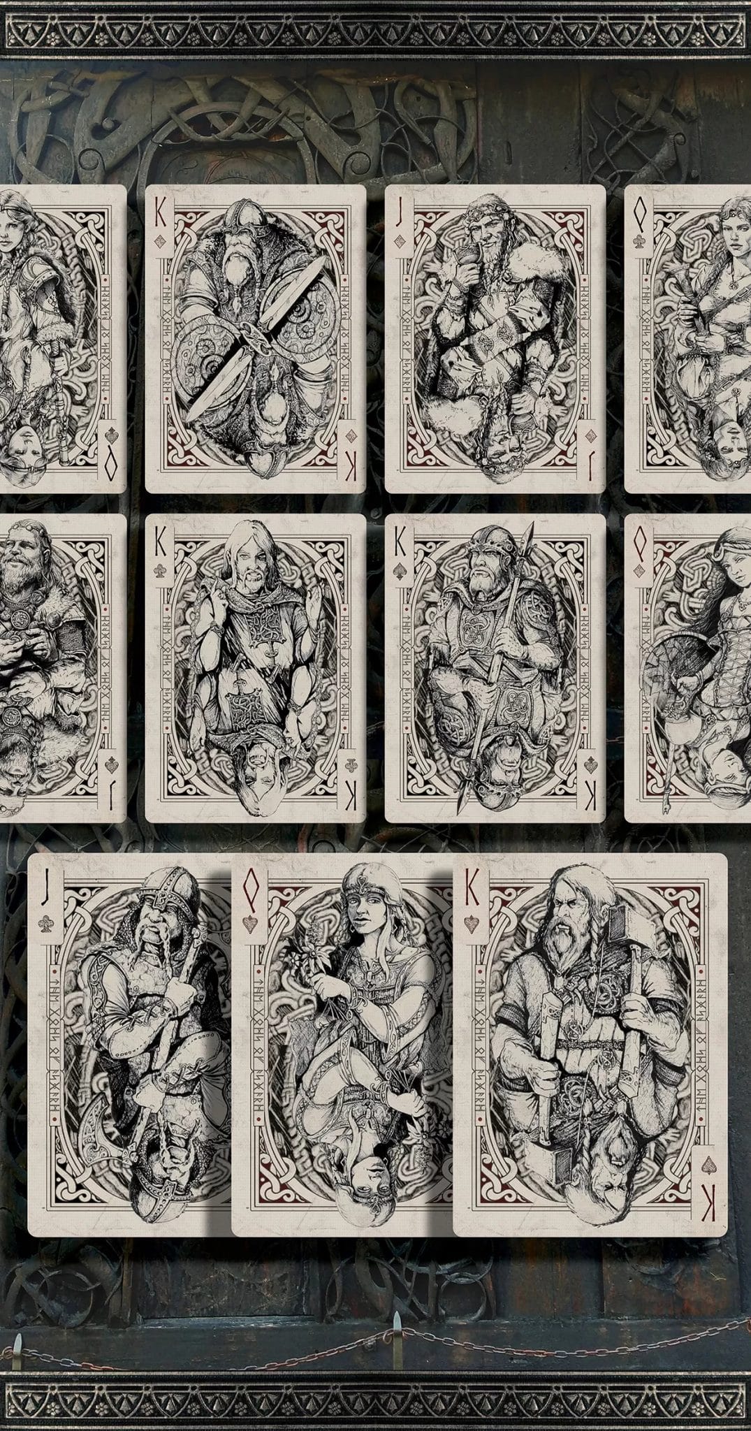 Thor Playing Cards – silver gilt-edged by Nicolai Aaroe | X-Decks ...