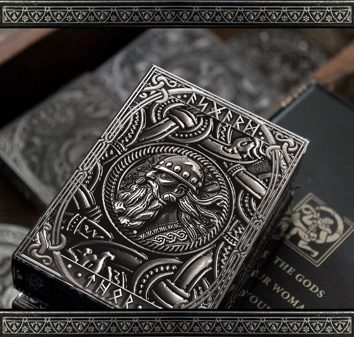 Thor Playing Cards – silver gilt-edged by Nicolai Aaroe | X-Decks ...